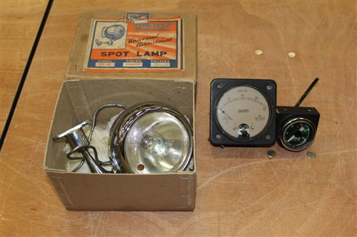 Lot 3847 - 1930s Raydyot Cars spot lamp with