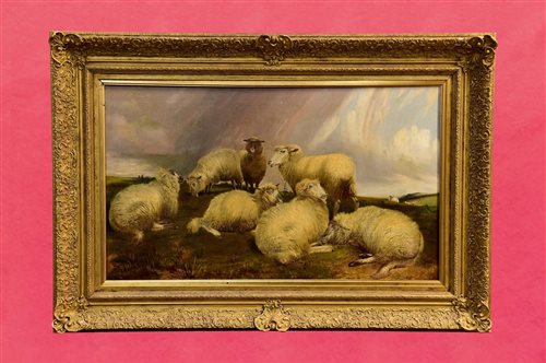 Lot 1244 - Charles 'Sheep' Jones (1836 - 1892), oil on