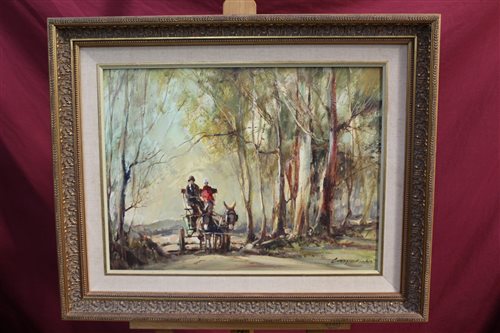 Lot 1121 - Christian Nice (b. 1939), oil on board