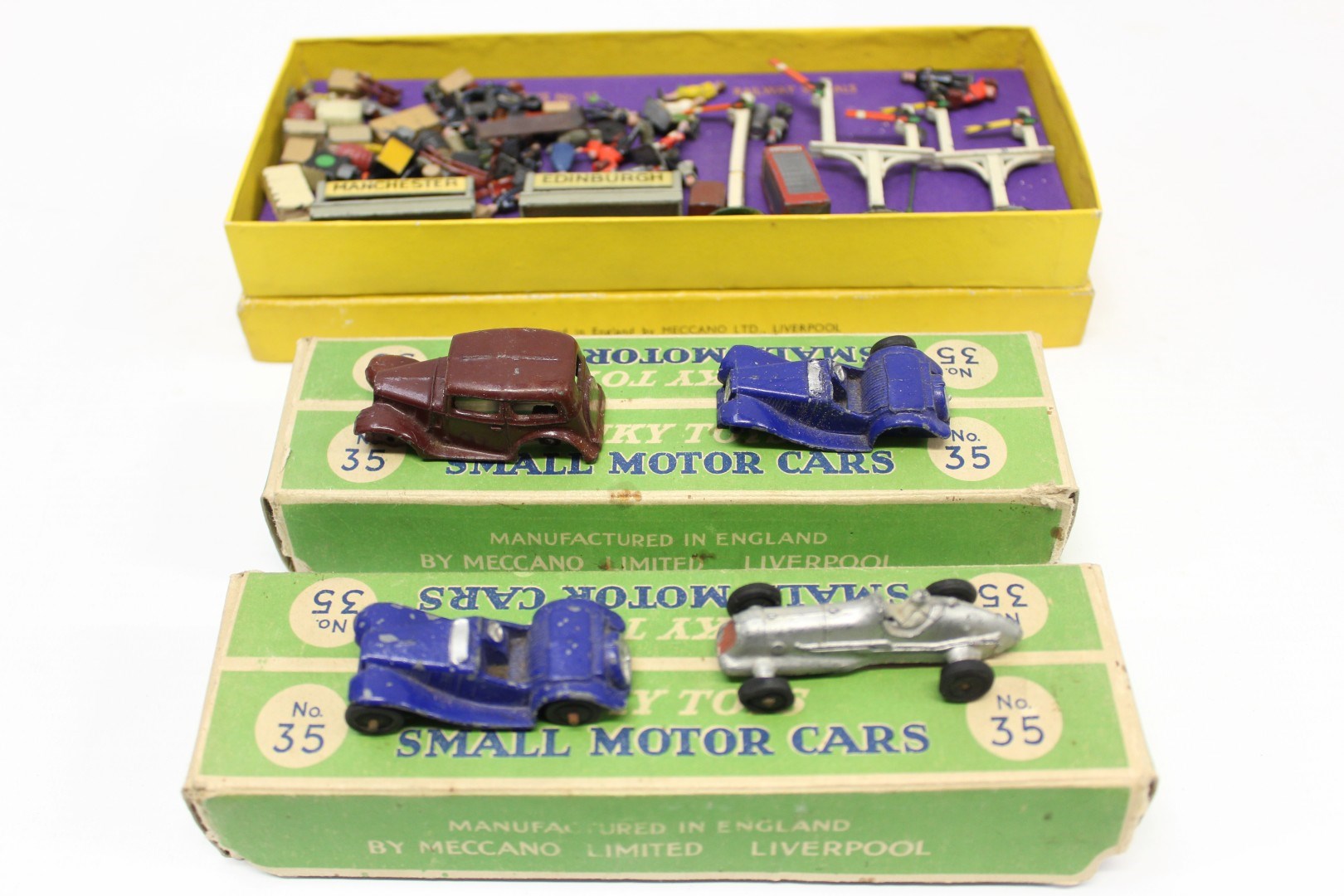 Lot 2703 - Dinky - two boxed pre-War Dinky Toys no. 35,