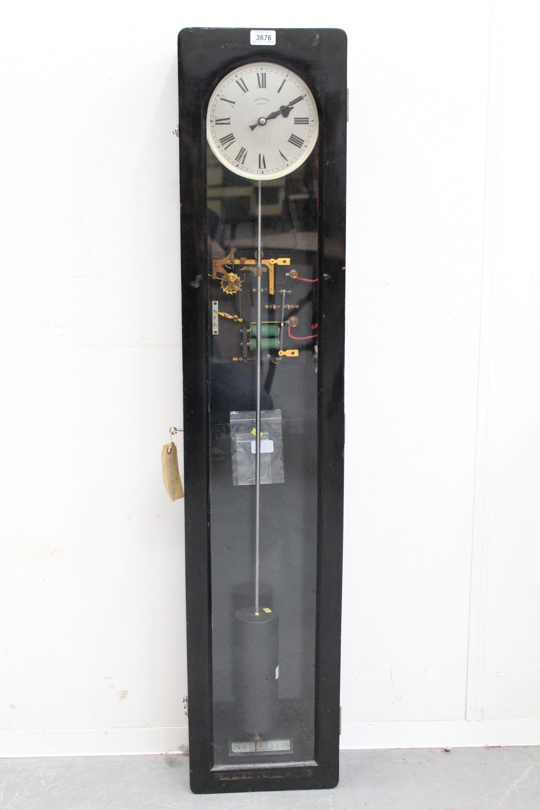 Lot 3676 - Synchronome electric Master clock with
