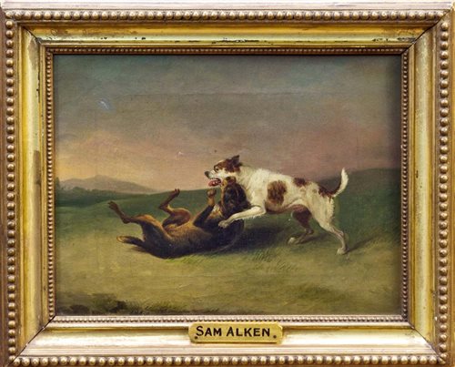 Lot 1059 - Samuel Alken (1756 - 1815), oil on canvas