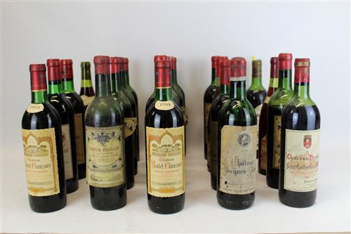 Lot 1577 - Wine - twenty-one assorted bottles to