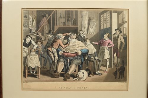 Lot 1191 - Theodore Lane (1800 - 1828), hand-coloured