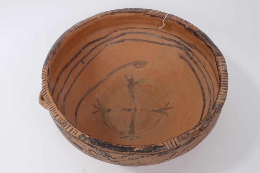Lot 121 - Ancient Chinese redware pottery Neolithic