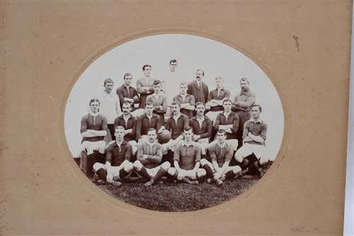 Lot 2516 - Football - two large Victorian team