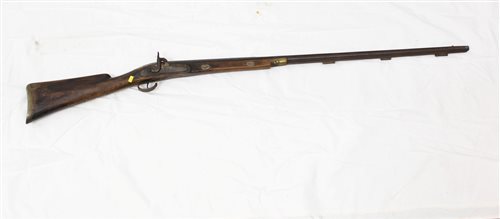 Lot 941 - 19th century Indian percussion trade gun