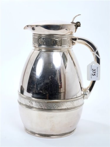 Lot 375 - 19th century American silver plated lemonade.