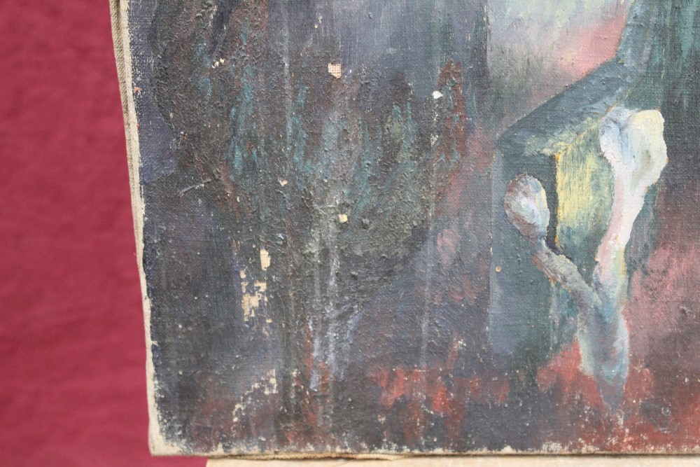 Lot 1107 - Bryan Nicholas Brooke (1915-1998) oil on...
