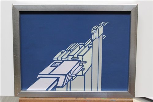 Lot 1064 - Ron Sims (1944-2014) acrylic on board