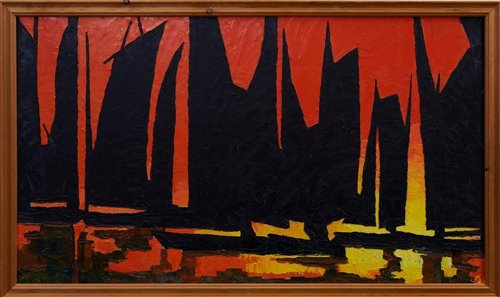 Lot 1124 - *Richard Stone (b.1951) an early oil on