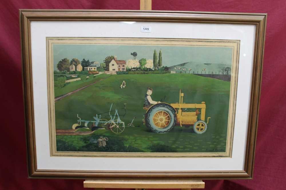 Lot 1209 - Kenneth Rowntree (1915-1997) lithograph