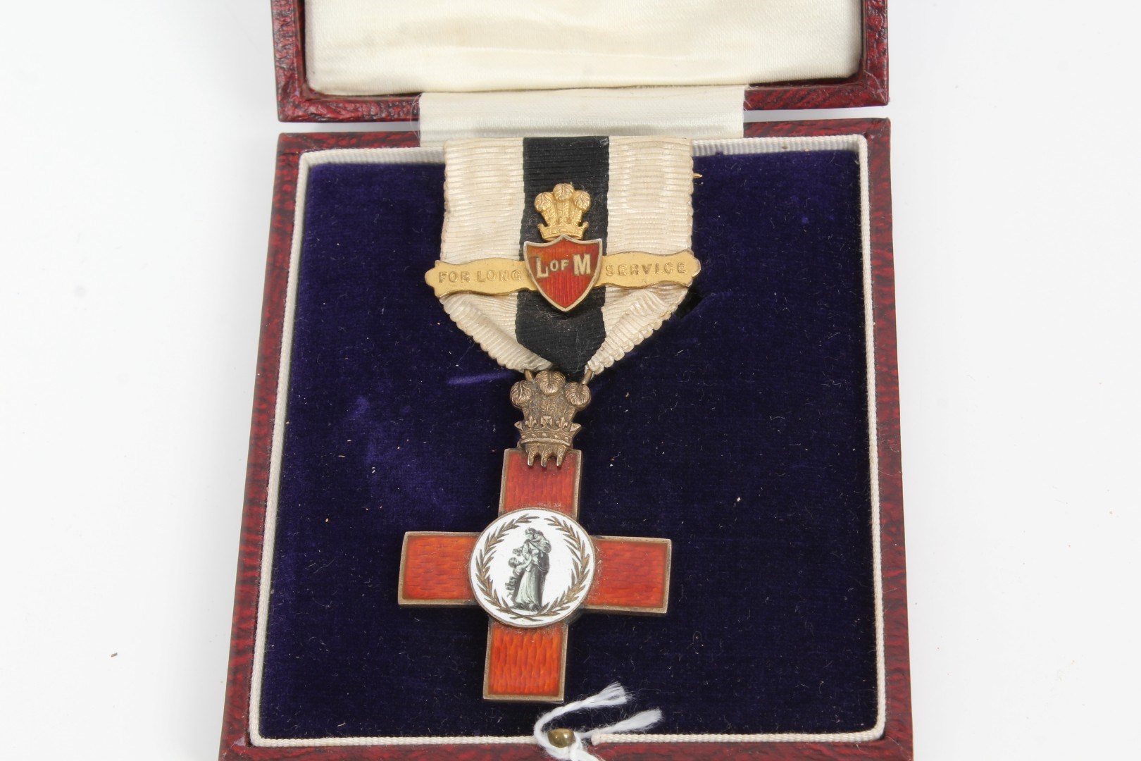 Lot 598 - Order of the League of Mercy medal with Long