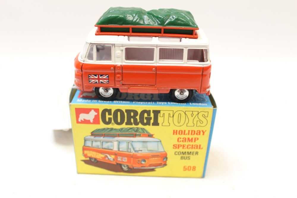 Lot 2708 - Corgi Holiday Camp Special Commer Bus no.