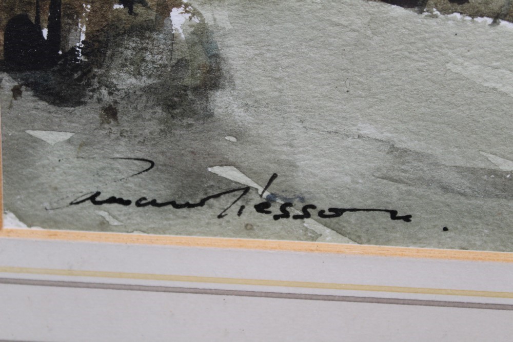 Lot 1131 - Edward Wesson watercolour - landscape