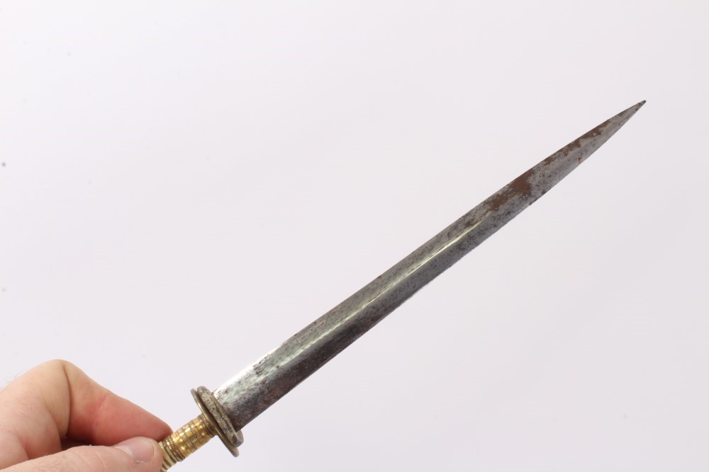 Lot 818 - Georgian Naval Midshipman’s Dirk, with brass