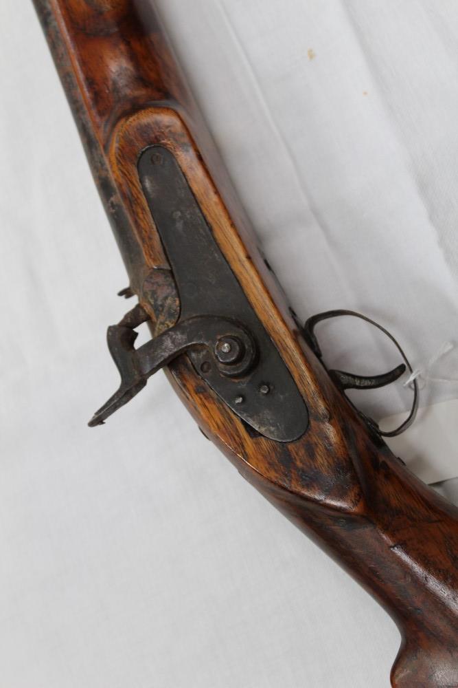 Lot 908 - 19th century percussion trade musket with