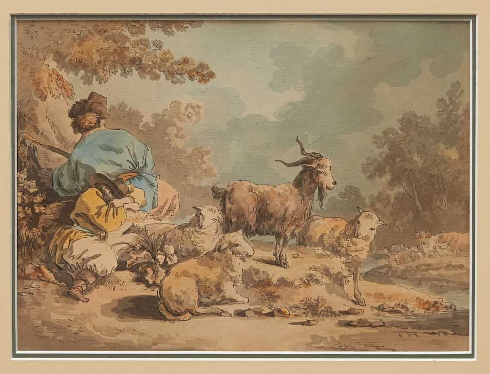 Lot 1136 - Attributed to Conrad Metz (1749-1827) pair