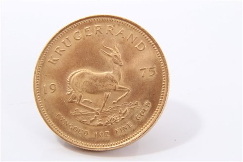 Lot 210 - South Africa – gold Krugerrand 1975 (1oz