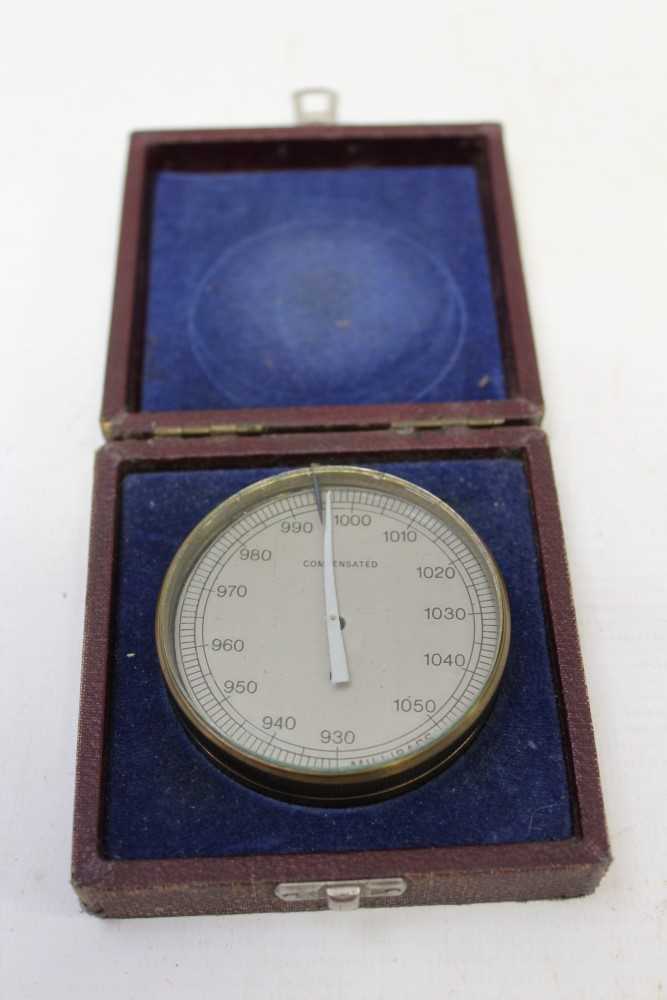Lot 3618 - Post Office compensated aneroid pocket