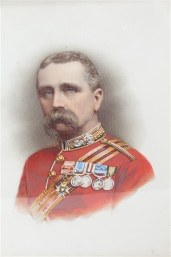 Lot 640 - Fine Victorian over-painted photograph of an