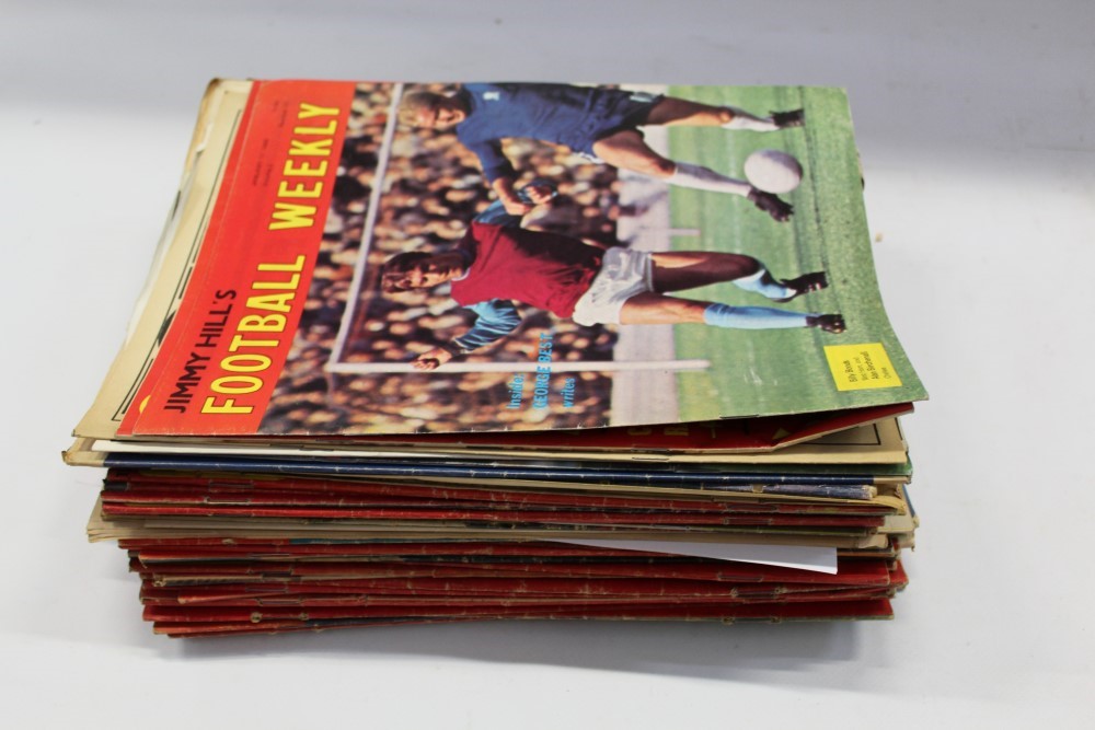 Lot 2462 - Selection of football magazines - including