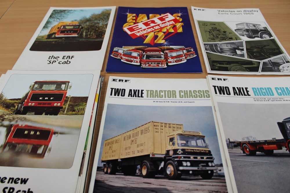 Lot 2956 - Collection of old truck sales brochures