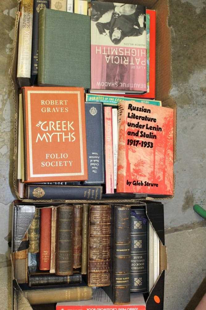 Lot 2512 - Books – box of art and literary reference