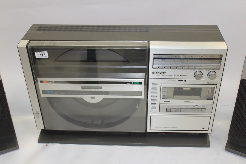 Lot 3717 - Sharp VZ-3000 sound system with two