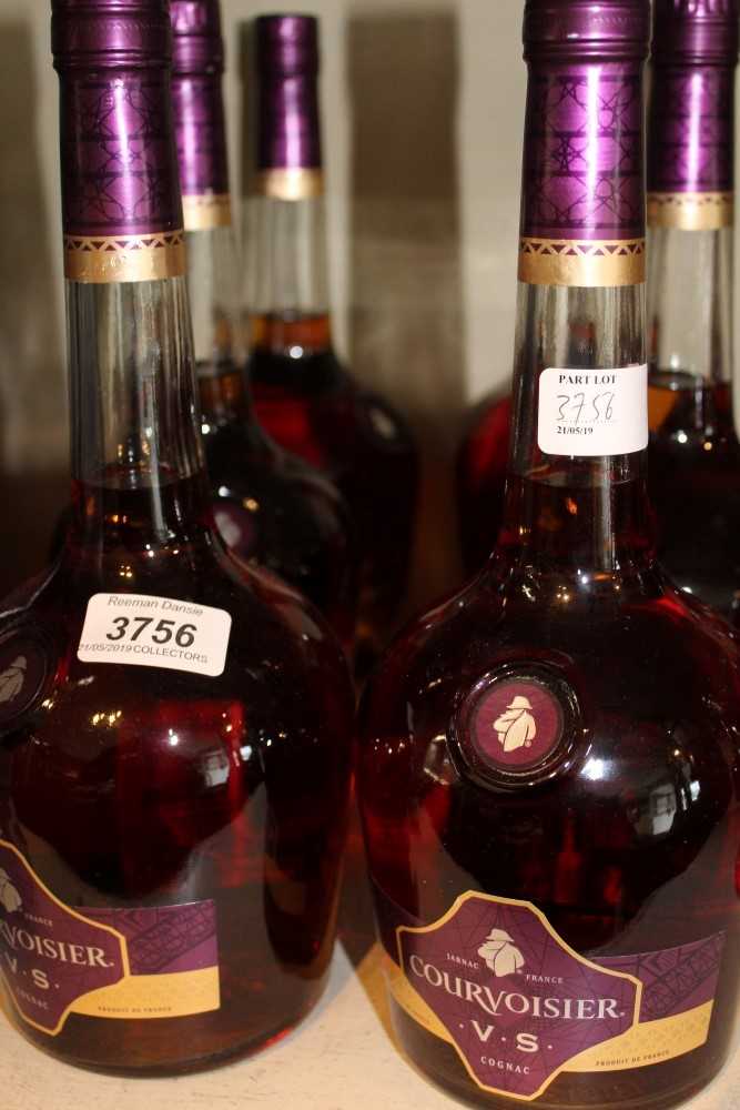 Lot 3756 - Six 1lt bottles Courvoisier V.S. Cognac