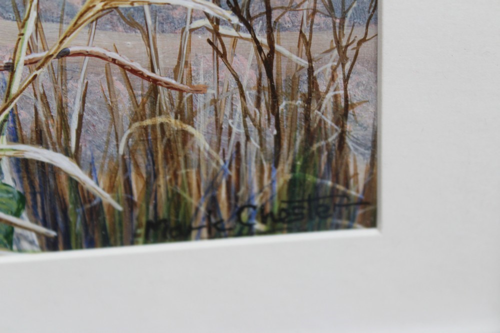 Lot 909 - Mark Chester acrylic - A Barn Owl