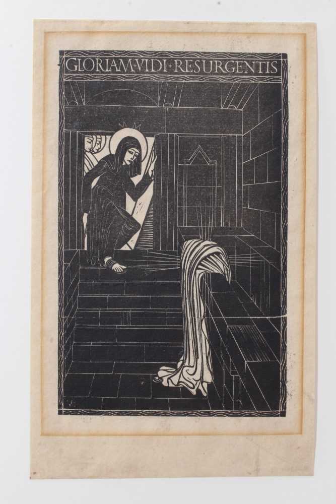 Lot 1131 - Eric Gill (1882-1940) wood engraving, The