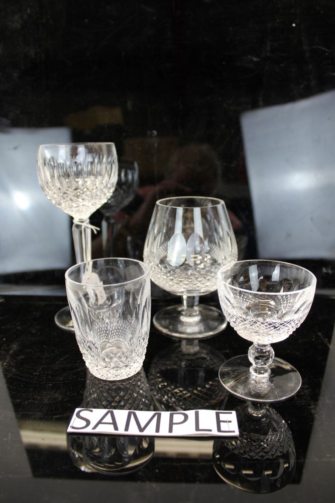 Lot 2123 - Waterford Crystal Colleen pattern table