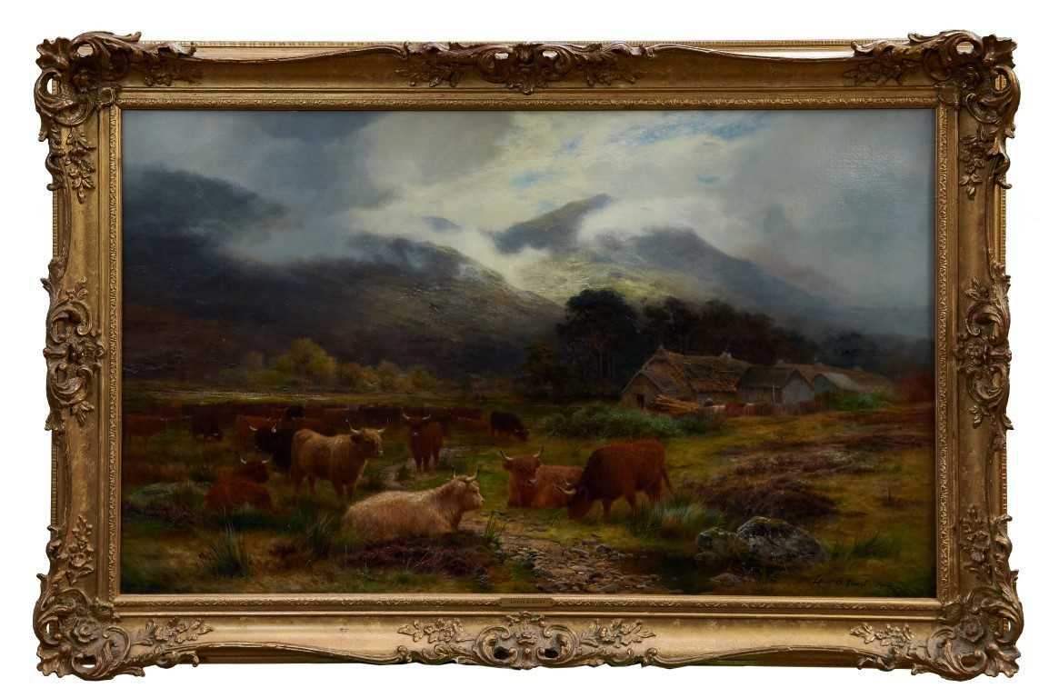 Lot 1163 - Louis Bosworth Hurt (1856-1929) oil on