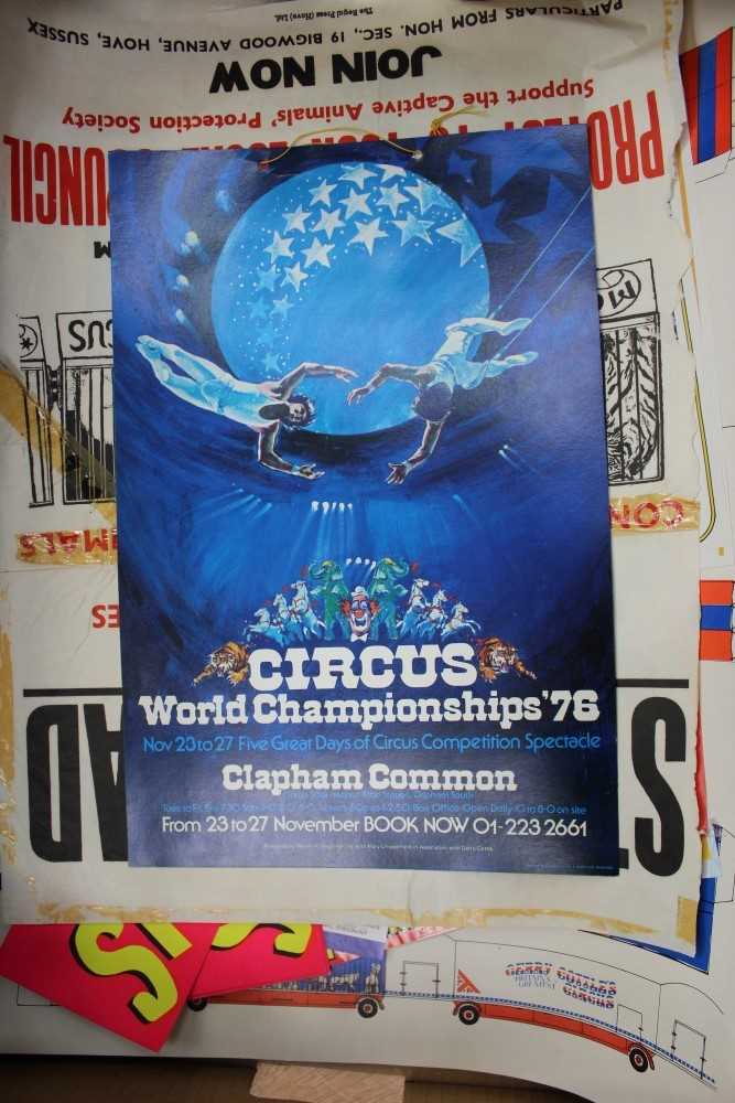 Lot 2508 - Circus Posters Selection of 1970's and