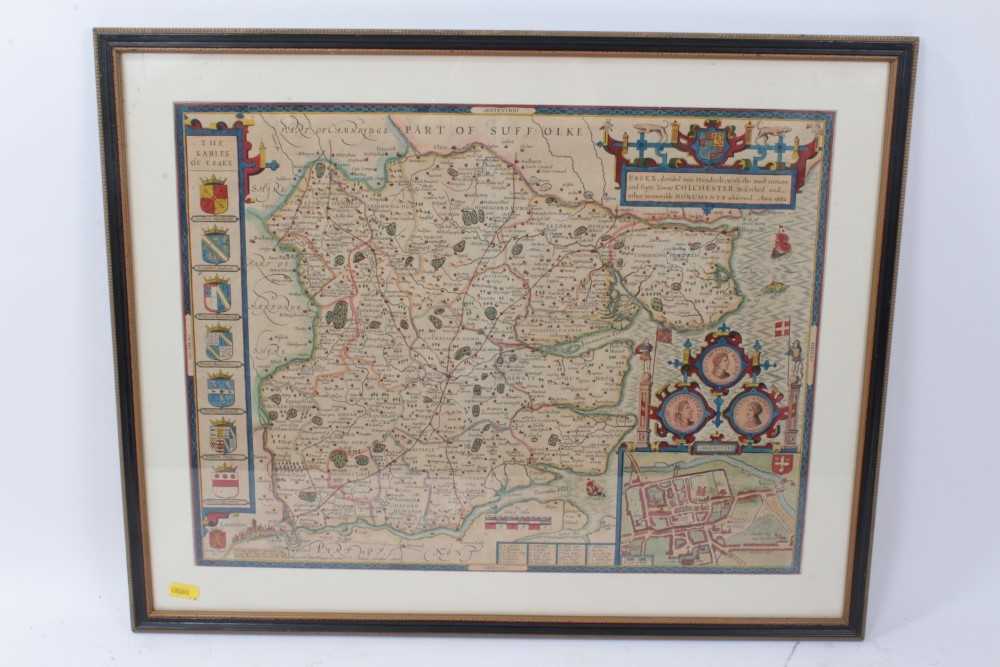 Lot 798 - John Speed (1552-1629) hand coloured map