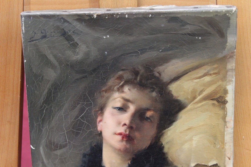 Lot 1044 - Paul François Quinsac (1858-1932) oil on