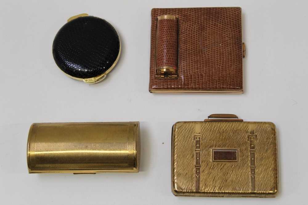 Lot 3082 - Large collection of vintage powder compacts