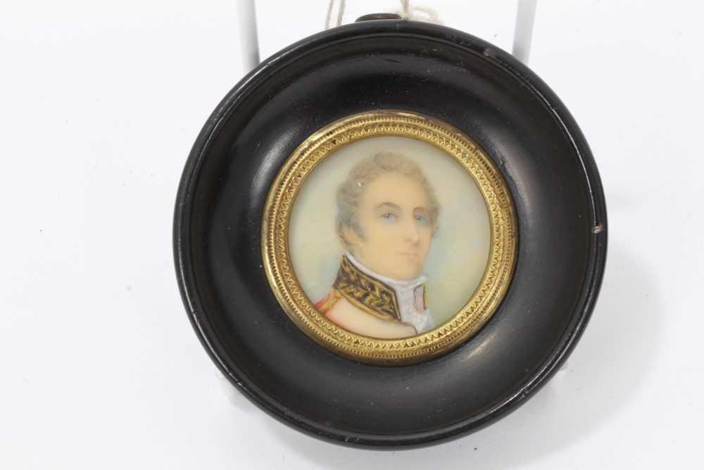 Lot 747 - Early 20th century miniature portrait on