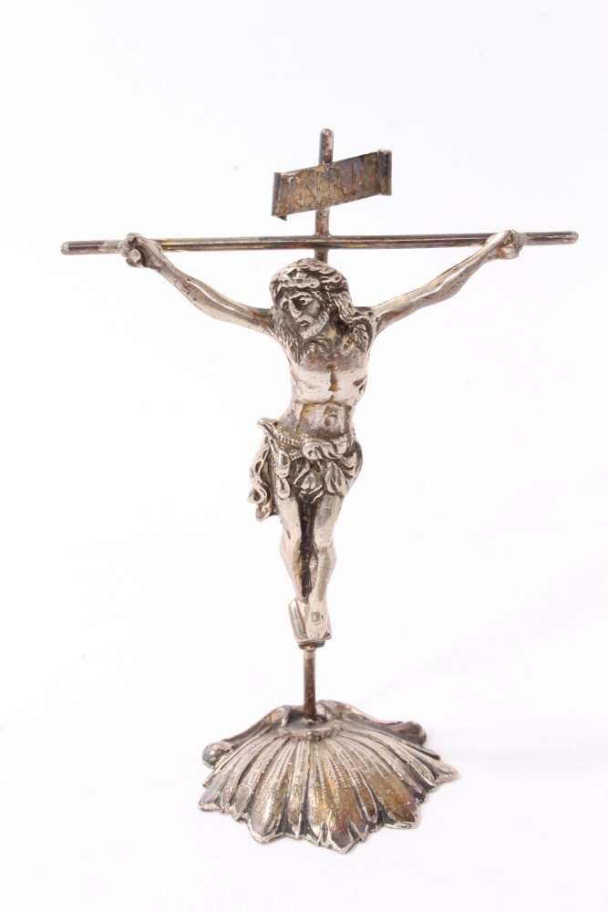 Lot 377 - Spanish silver free-standing figure