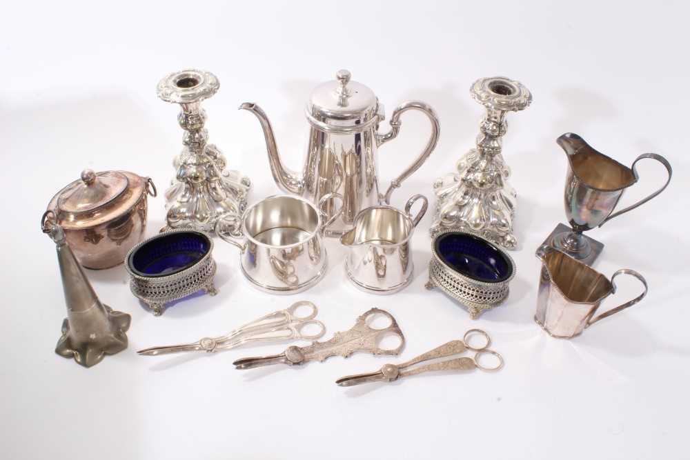 Lot 379 - Selection of miscellaneous silver plated
