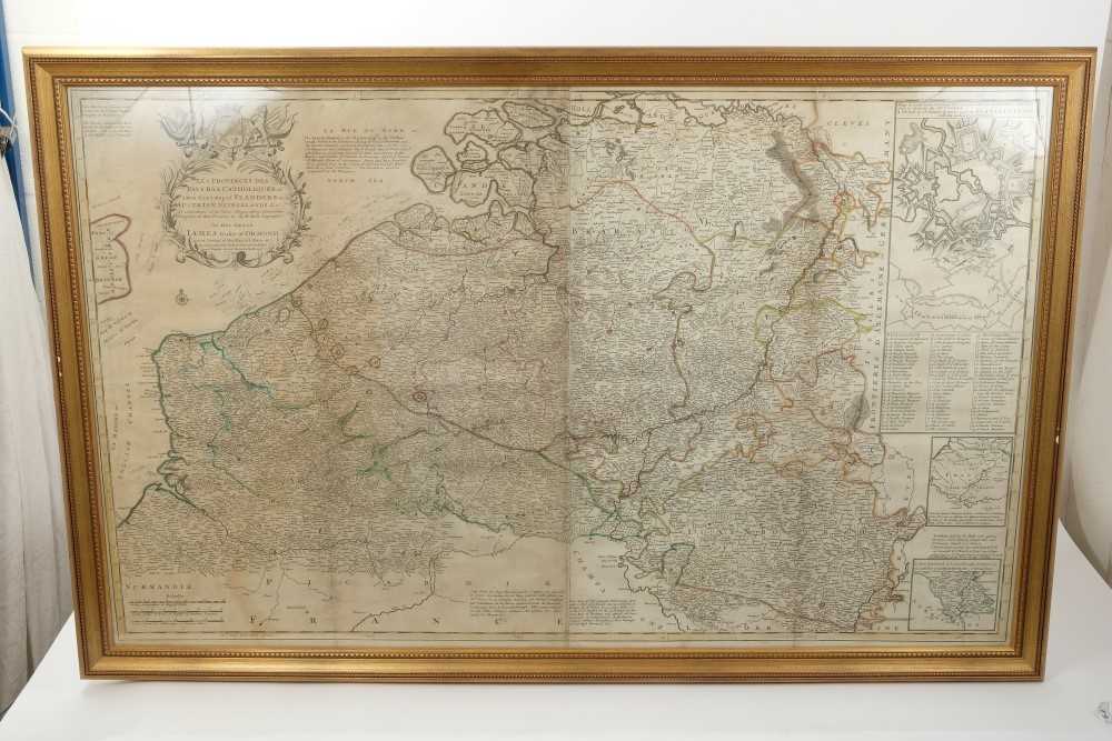 Lot 791 - Herman Moll (1654-1732) hand coloured