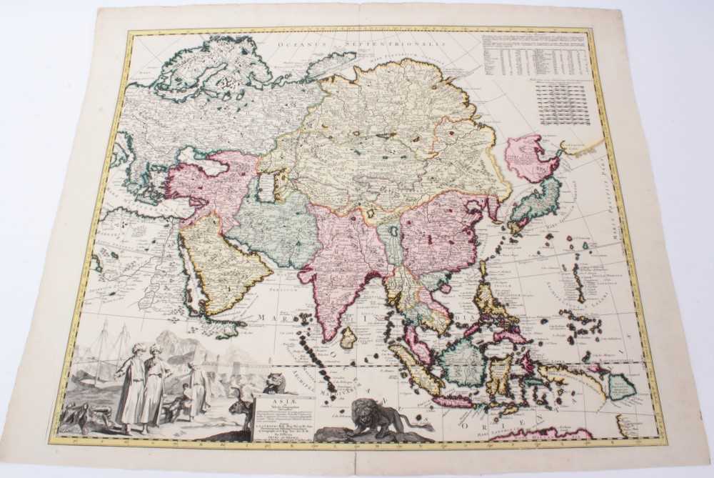 Lot 777 - Pieter Schenk (1645-1715), hand-coloured map