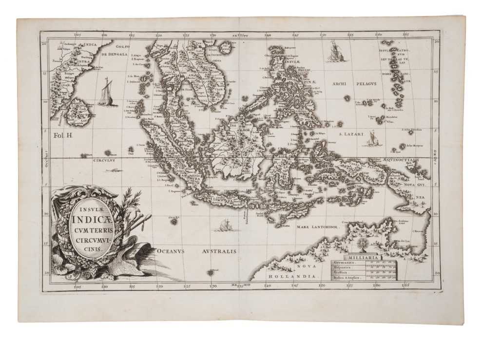 Lot 1030 - Heinrich Scherer (1628-1704), engraved map