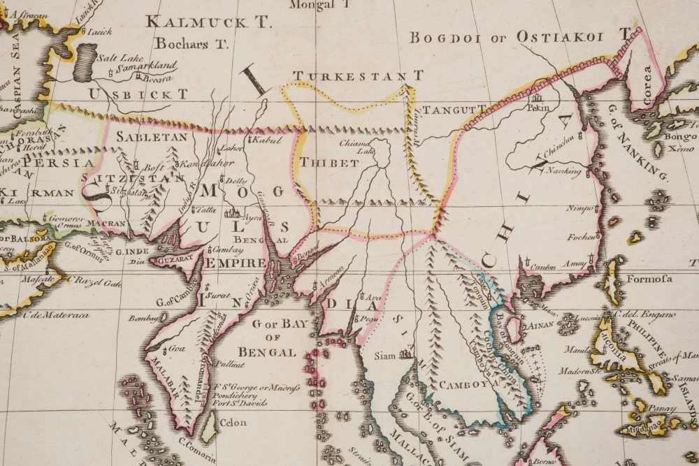 Lot 1042 - Edward Wells (1667-1727), hand-coloured map