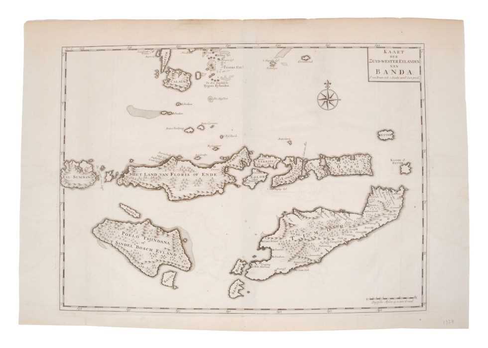 Lot 958 - Jan Van Braam (18th century), engraved map