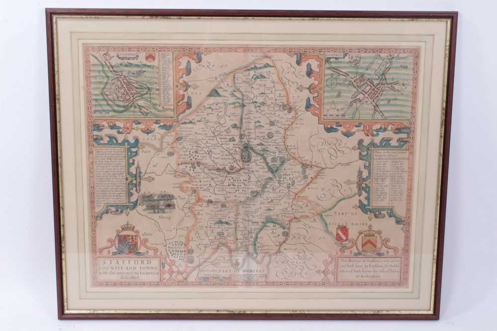 Lot 1057 - John Speed (1552-1629), hand-coloured map