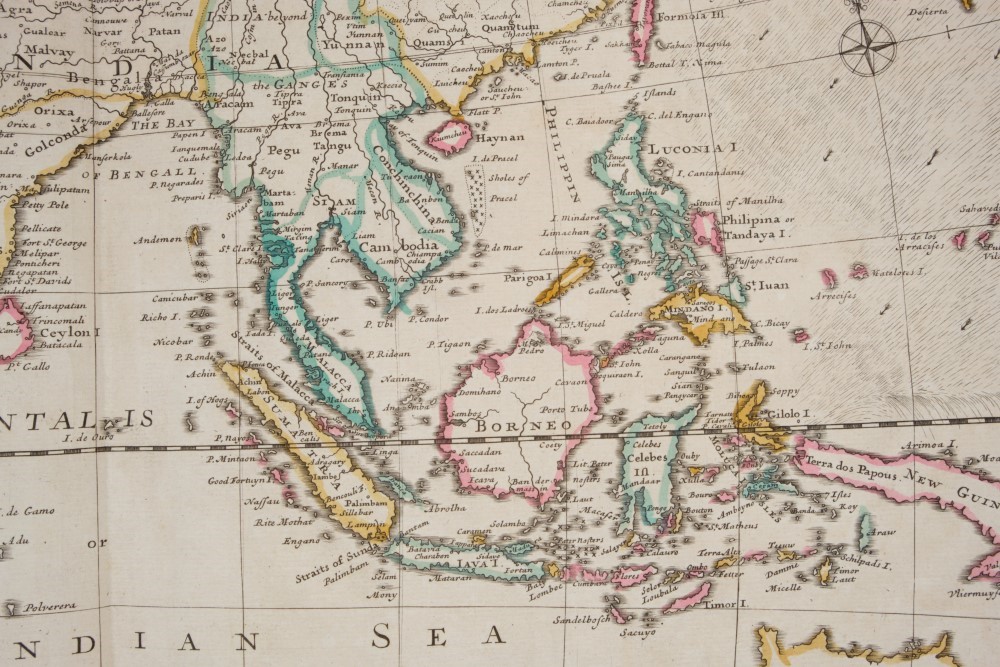 Lot 1059 - .John Senex (d.1740), hand-coloured map