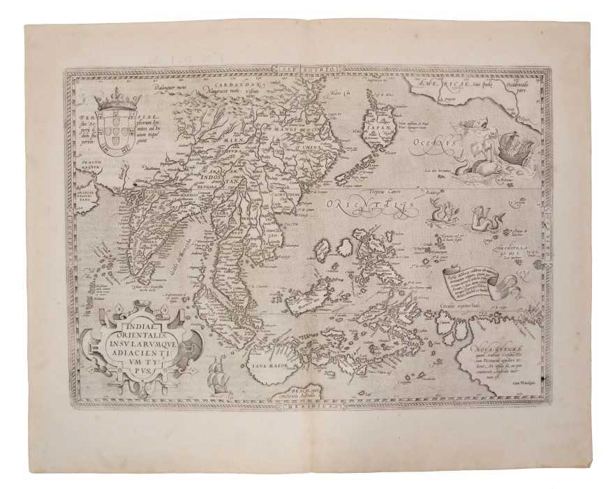 Lot 991 - Abraham Ortelius (1527-1598), engraved map