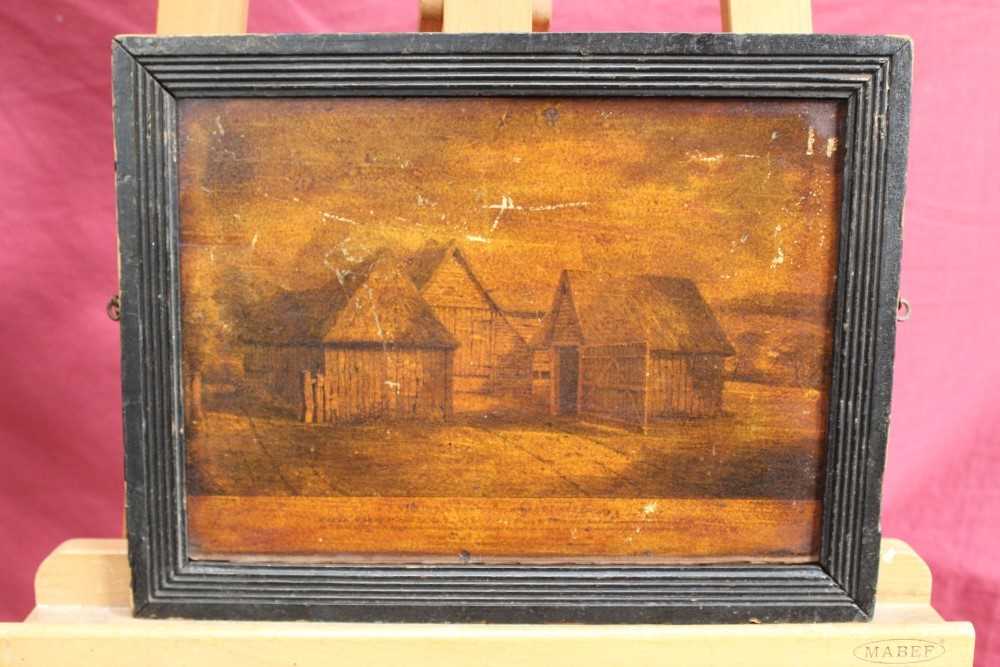 Lot 1024 - 19th century engraving - The Red Barn,